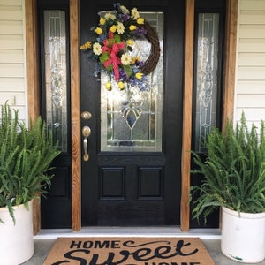 All Natural Coir BONJOUR French Doormat for Entrance Floor Door Indoor ...