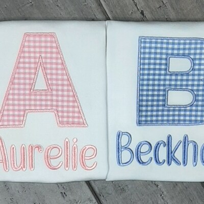 Applique Alphabet Letter Set A-Z Applique Machine Embroidery Design 7 ...