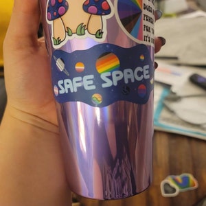 Safe Space Neurodiversity LGBTQ Ally Vinyl Decal Sticker - Etsy