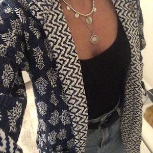 Handmade Patchwork Jacket, Hand Stitched Cotton Patchwork Jacket ...