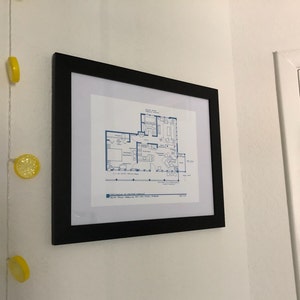 Andy Griffith Show House Floor Plan TV Show Floor Plan Blueprint Poster ...