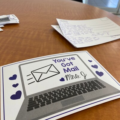 Online Classroom Welcome Postcards for Students Distance Learning ...