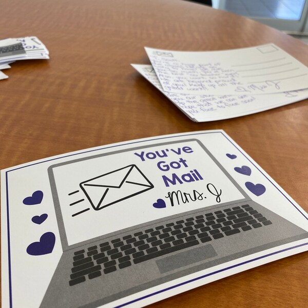 Online Classroom Welcome Postcards for Students - Distance Learning ...