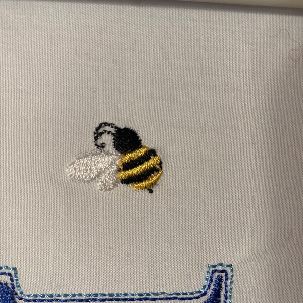 Individual 3 Mini Bee Embroidery Design, 5 Sizes, Bee Machine ...