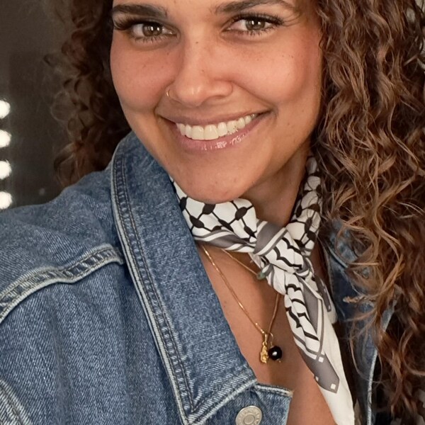 White Keffiyeh Bandana - Palestinian Bandana - Palestine - Kufiyah ...