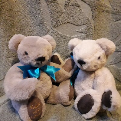 Personalised Memory Bear Handmade Jointed Traditional Style - Etsy UK