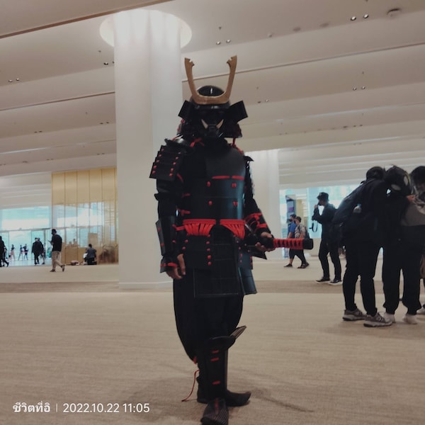 DIY Samurai Eva Foam Helmet Kabuto Template Pattern Blueprint Vector Printable Digital Download ...