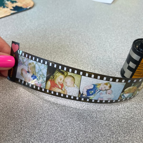 Custom Photo Film Roll Keychain, Personalized Camera Film Roll Keychain ...