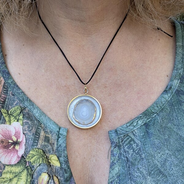 Extremely Powerful 5G EMF Orgonite Protection Necklace, Solar Quartz ...