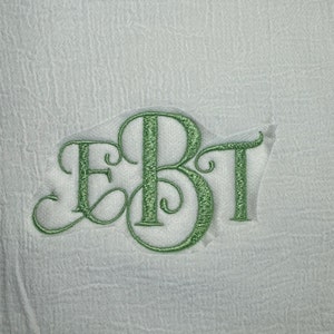 Arabian Nights Two Color Monogram Machine Embroidery Font Alphabet ...