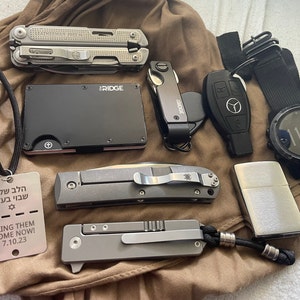 Exceed Designs TIRANT RAZOR V3 jet-black PVD 6al-4v Titanium Utility ...