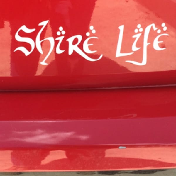 Shire Life! - Funny Die Cut Vinyl Window Decal [a-1469] - Etsy