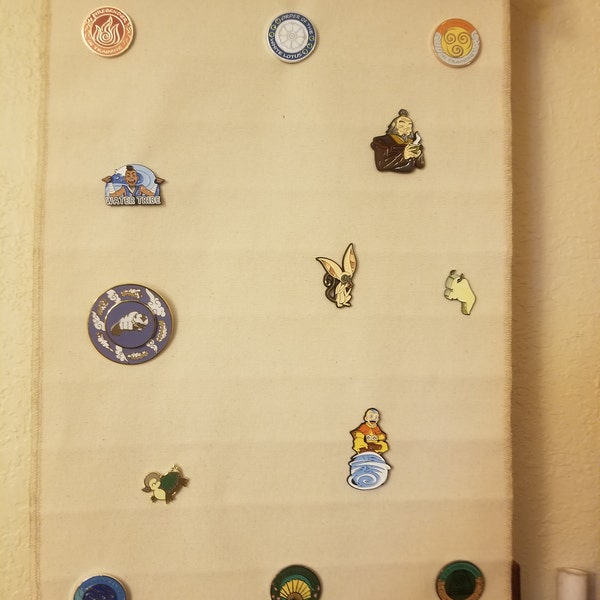 Pin Badge Display / Blank Canvas Wall Hanging / Enamel Pin Holder / HTV ...