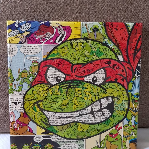 Teenage Mutant Ninja Turtles Comic Collage Print - Etsy