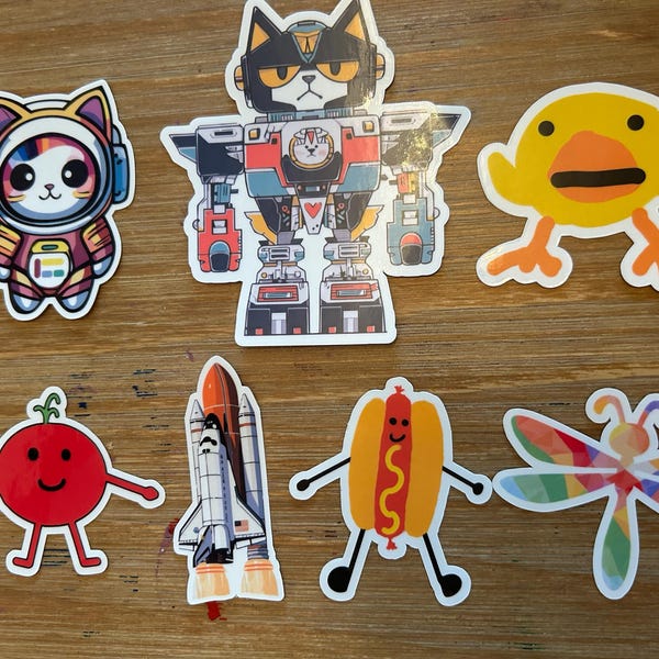 Astronaut Sticker Astronaut Floating in Space Sticker Space Theme ...