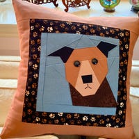 Pit Bull Paper Pieced Block Pattern in PDF - Etsy Canada