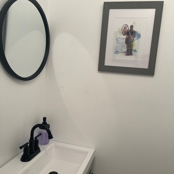 Spa Wars BATHROOM Art, VADER on Toilet, Spa Wars Bathroom Decor - Etsy