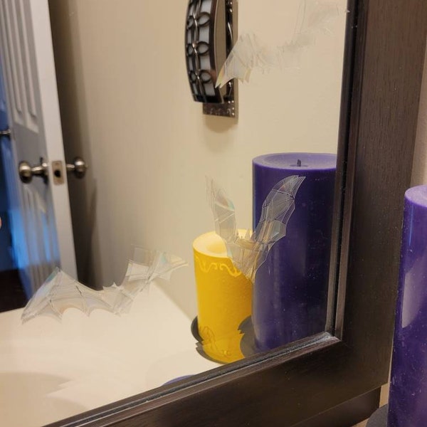 Bigfoot Prism Window Clings~set of 12~prevent Bird Strikes~static Cling ...