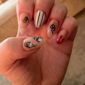 Gothic, Witch, Ouija, Nail Stickers, Decals, Halloween, Witchy Decals ...