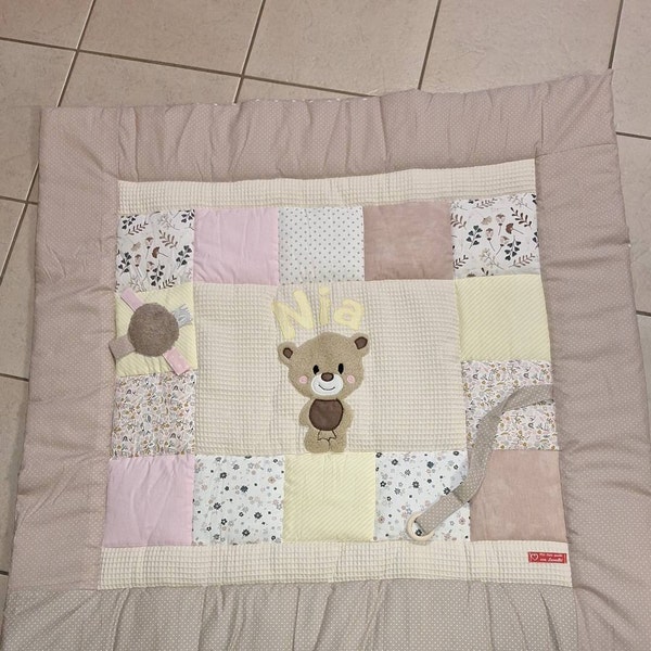 Krabbeldecke, Kinderdecke, Patchworkdecke Eule - Etsy.de