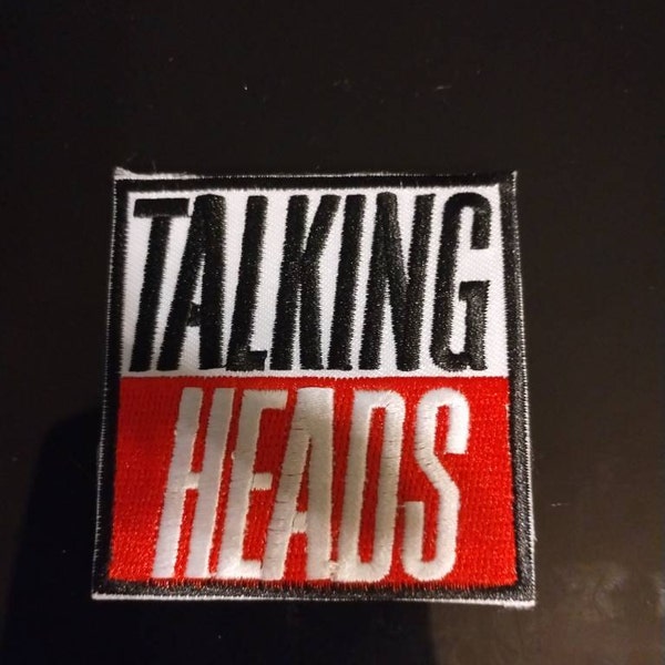 Talking Heads Patch / Rock Music Patch / Sew or Iron on Embroidered ...