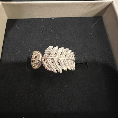 Hemlock Tree Branch Ring, Sterling Silver Ring, Branch Ring, Pine ...