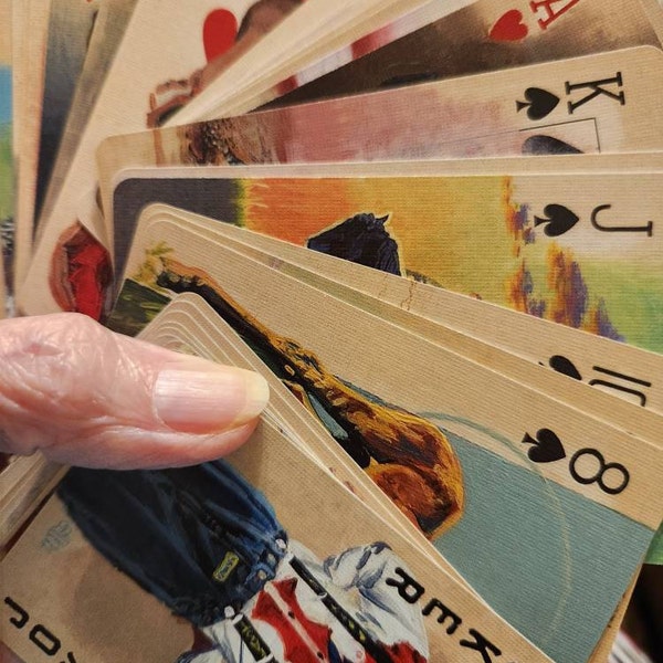 2ND DECK Western Art Playing Cards - Etsy