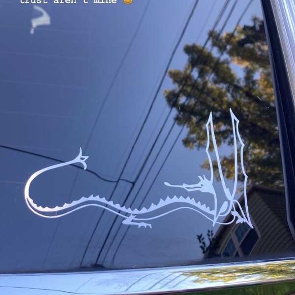 Dragon Smaug Lord of the Rings the Hobbit Vinyl Decal Sticker Lonely ...