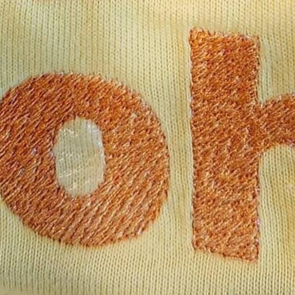 Satin Applique Font Machine Embroidery Alphabet 4 Sizes: 2", 3", 4", 5 ...