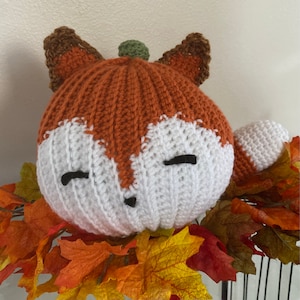 CROCHET PATTERN X Crochet Fox Pumpkin, English Written Pattern, PDF ...
