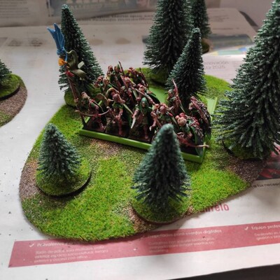 Wargame Terrain Forest Trees Set PAINTED Miniature Wargaming & RPG ...