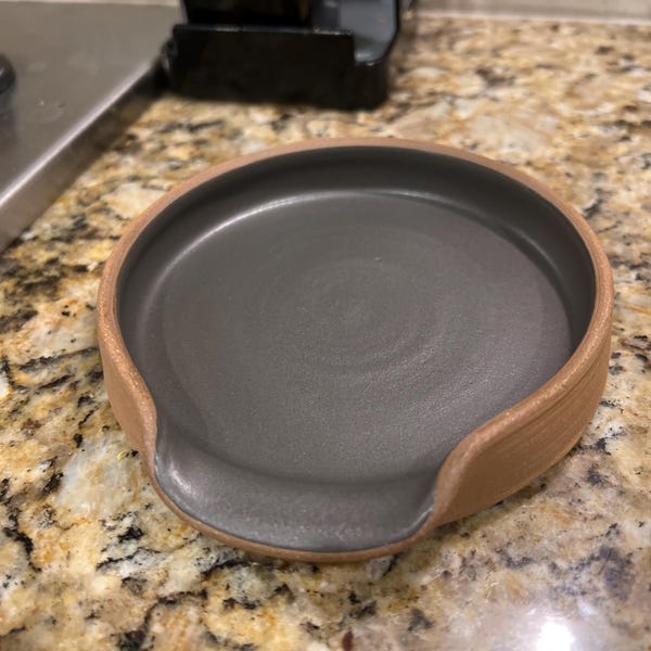 Modern Rustic Dinnerware Farmhouse Plate White Stoneware Ceramic Plate ...