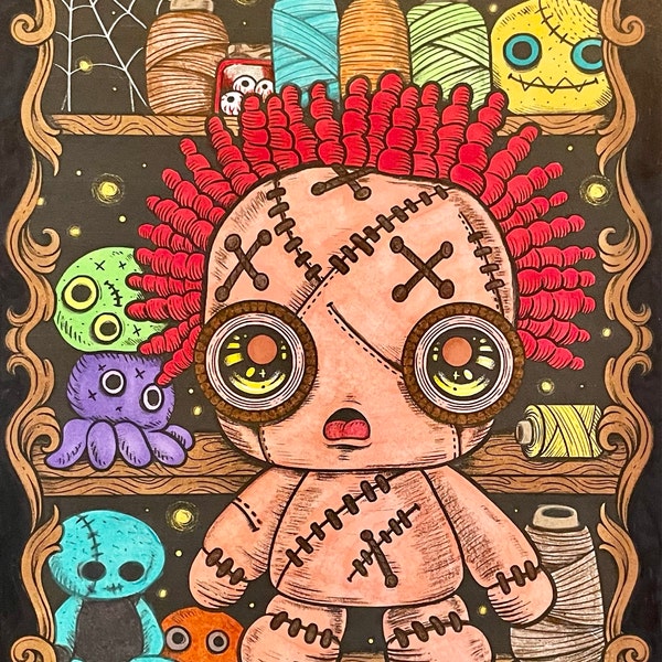 Spooky Cutie: Kawaii Creepy and Horror Coloring Book for Relaxing by ...