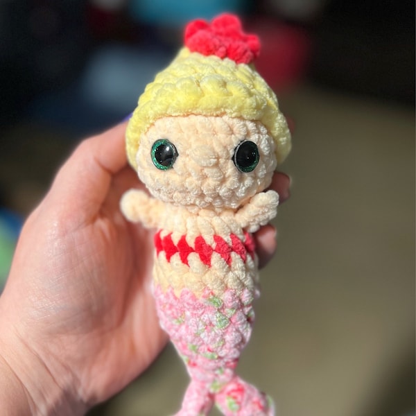 Mini Mermaids | Low-sew | CROCHET PATTERN - Etsy