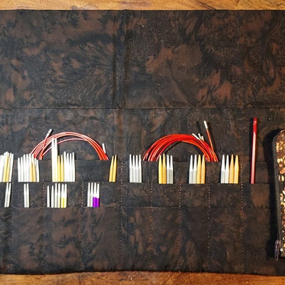 Interchangeable Knitting Needle Case-knitting Needle Organizer-storage ...