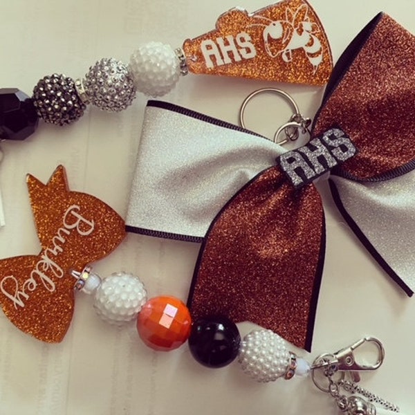 Cheer Bow Acrylic Shape Craft Blank, Keychain Blanks - Etsy