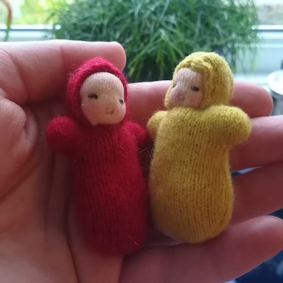 MADE TO ORDER Tiny Mini Magic Baby Waldorf Cuddle Doll, Waldorf Doll ...