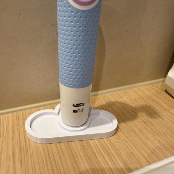 For Oral-b Electric Toothbrush Stand Toothbrush Holder With Drip Tray ...