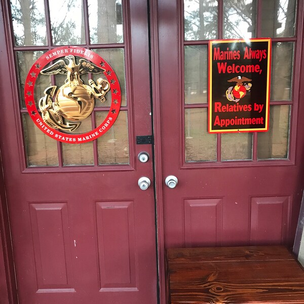 USMC Enlisted Tan Steel Sign (MCEN-TAN19) - Etsy