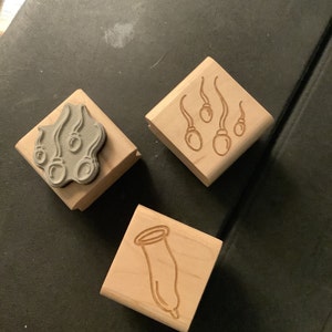 Middle Finger Rubber Stamp Mature Content - Etsy