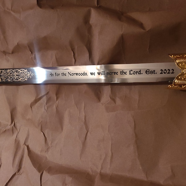 Personalized King David Sword: Engraved Ceremonial Sword - up to 65 ...