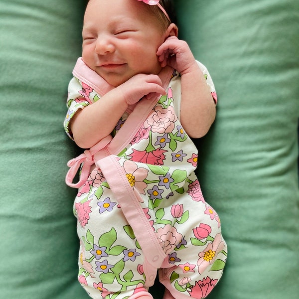 Simple Organic Baby Headband Newborn Headband Sweet Magnolia Headband ...