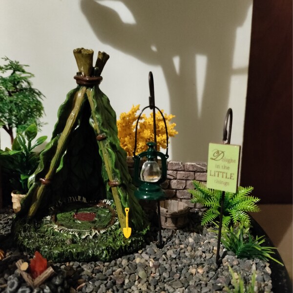 Miniature Shepherd Hook Fairy Garden Decorative Wire Hook Wedding Supply Escort Card Holder ...