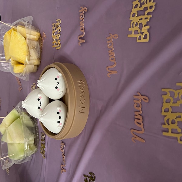 Cute Steamed Dumplings in a Basket - Etsy