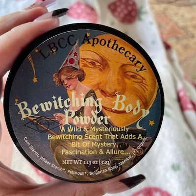 Vegan Bewitching Body Powder Vintage Body Powder Bewitched Magick Magic ...