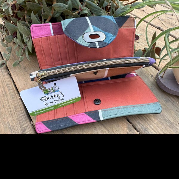 Mia Everyday Wallet - Bagstock Sewing Pattern, PDF Sewing Pattern - Etsy