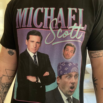 Michael Scott Homage T-shirt Tee Top US Office TV Show Retro 90's ...