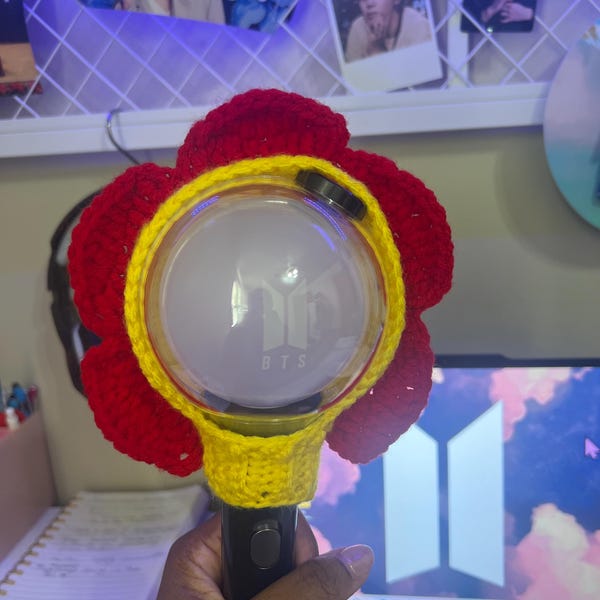 Army Bomb Cover, Hobi Flower, Light Stick Cover, Flower Cover, Army ...