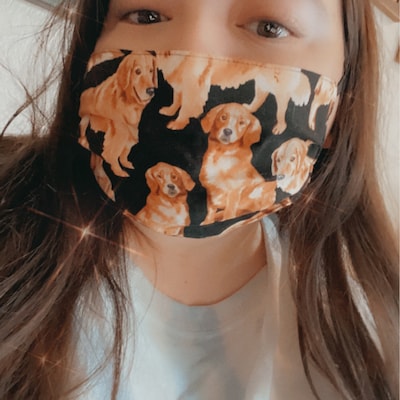 Solid Brown FACE MASK - Etsy