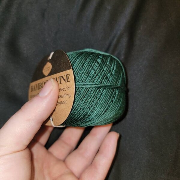 100% BAMBOO CORD BALL 100yards Full Roll polished Bamboo Cord ...